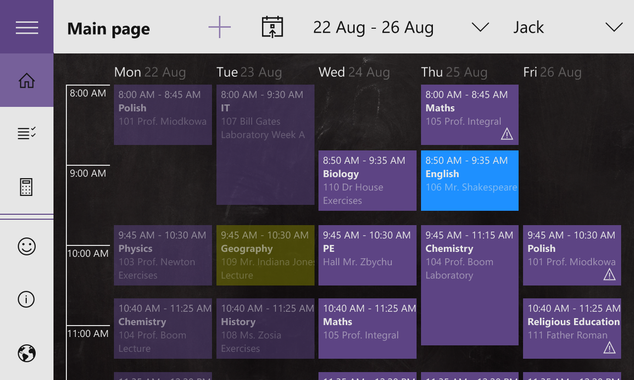 Good Plan Timetable App For Windows