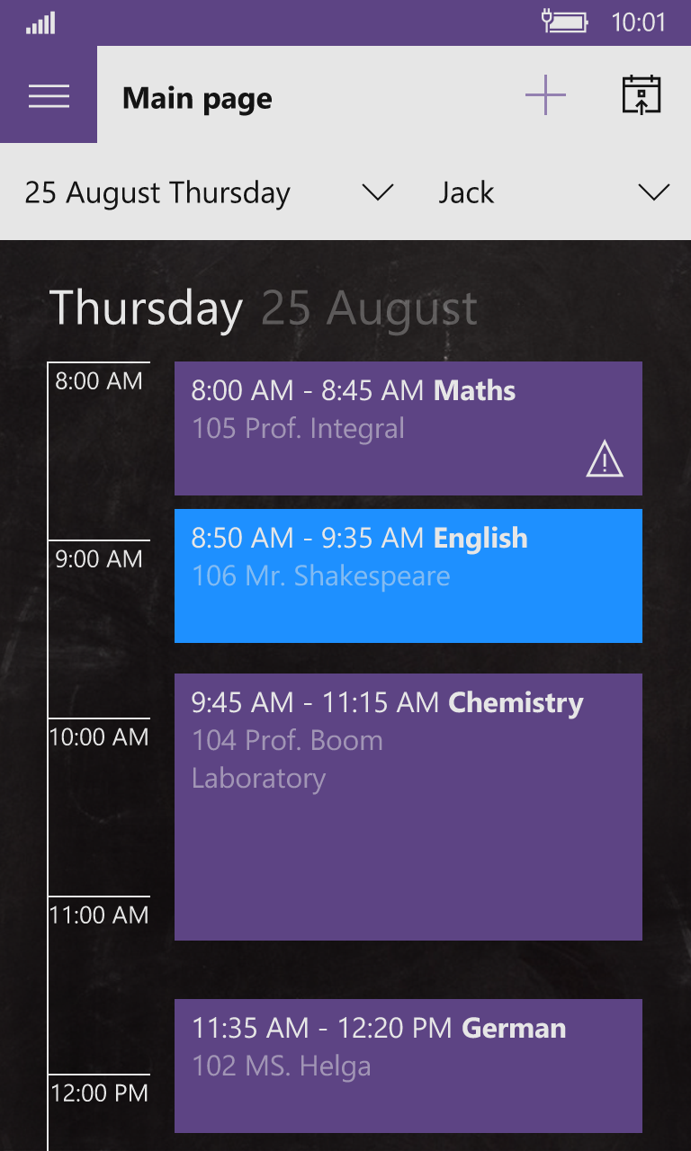 Good Plan - Timetable app for Windows